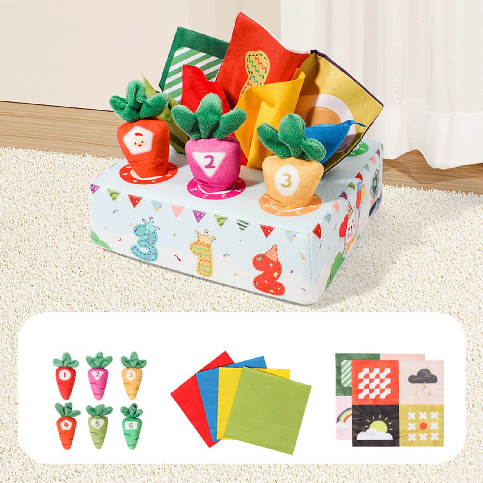 ToyKingdee Fantasy Garden Pull & Play Toy - Montessori Educational ...