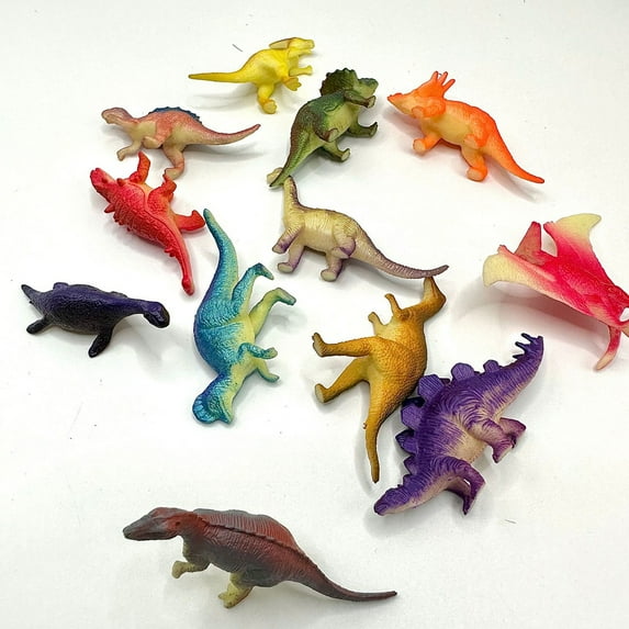 ToyKingdee Mini Dinosaur Figures, Little Dinosaur Figurine, Small Dino ...