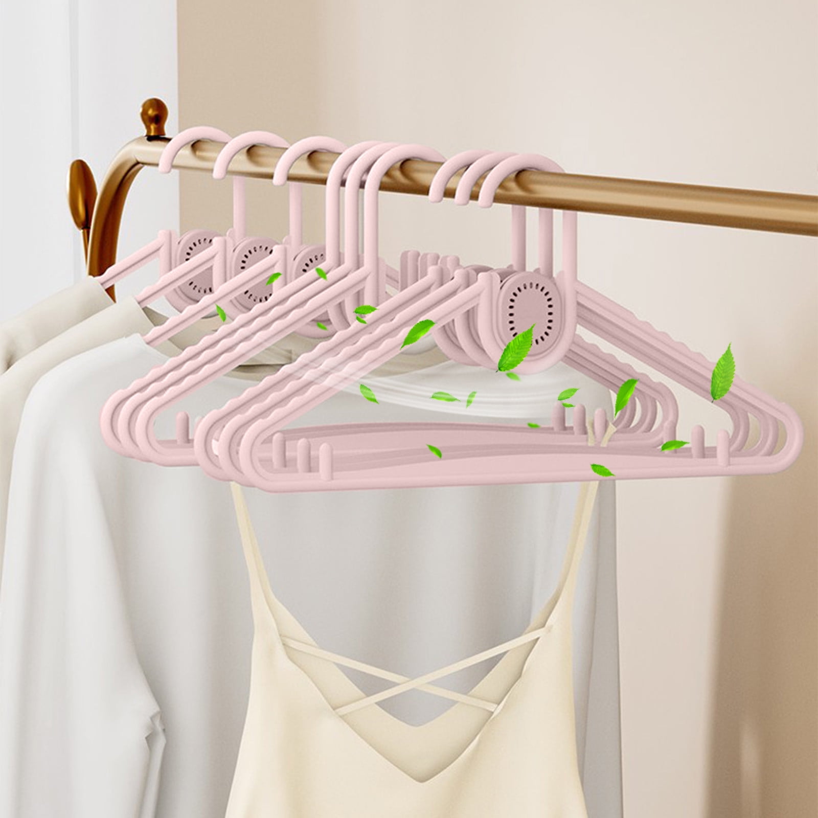 ToyKingdee Non Mark Hanger With Fragrances Diffuser Antis Slide Clothes ...