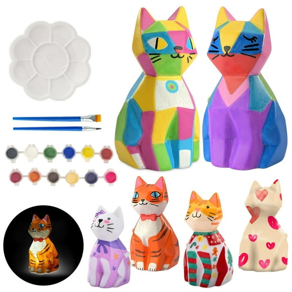 ToyKingdee Paint Your Own Lamp Kit, Art Supplies Painting Kits, Arts ...