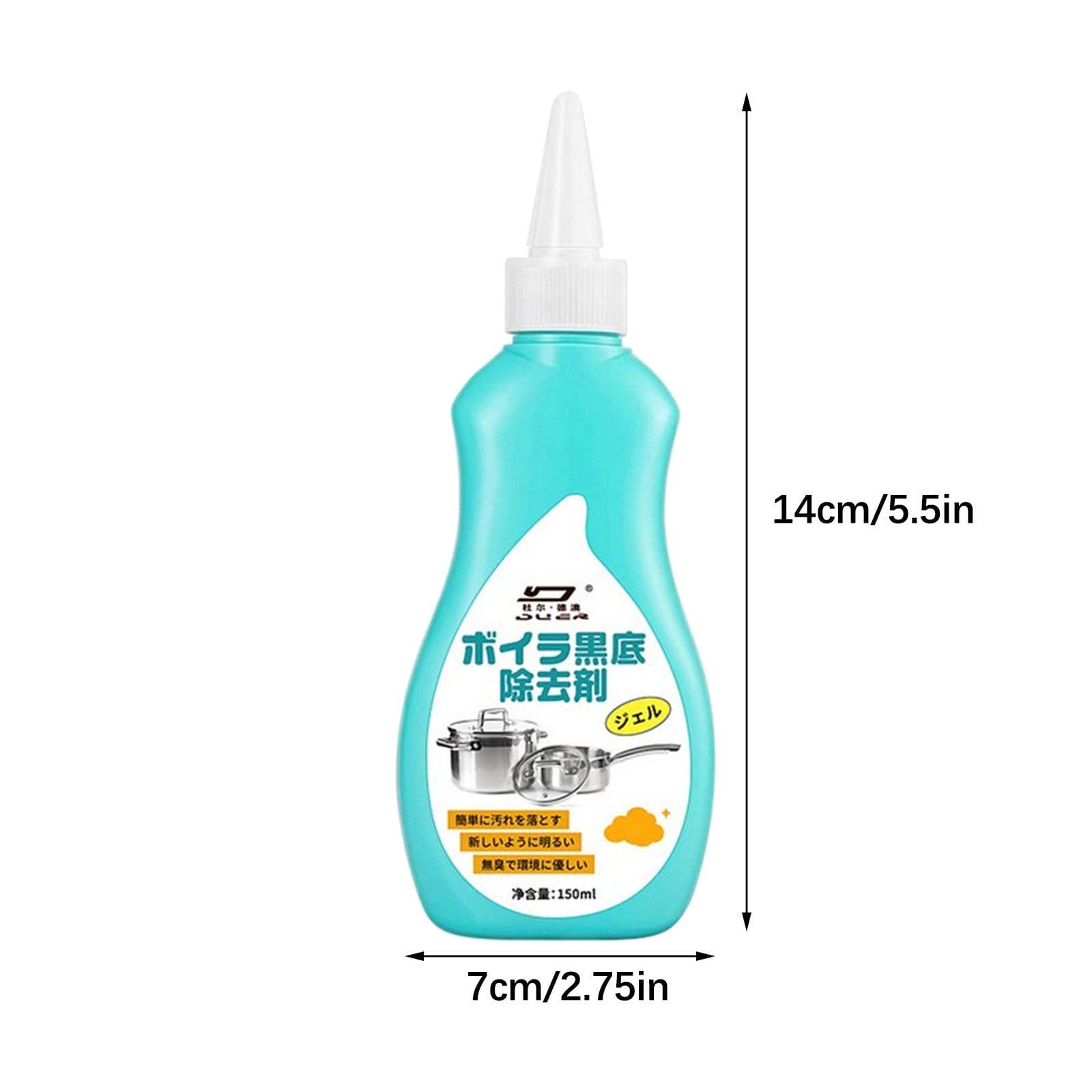 ToyKingdee Pot Bottom Black Scale Remover Gel, Stainless Steel Cookware ...