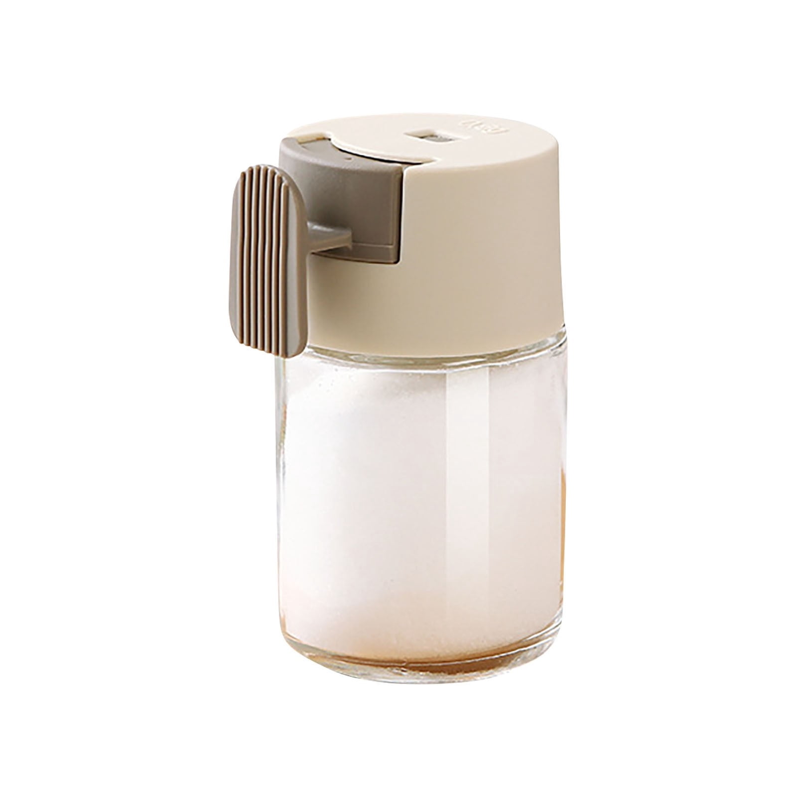 ToyKingdee Quantitative Push Type Pepper Shaker, Glass Condiment Bottle ...