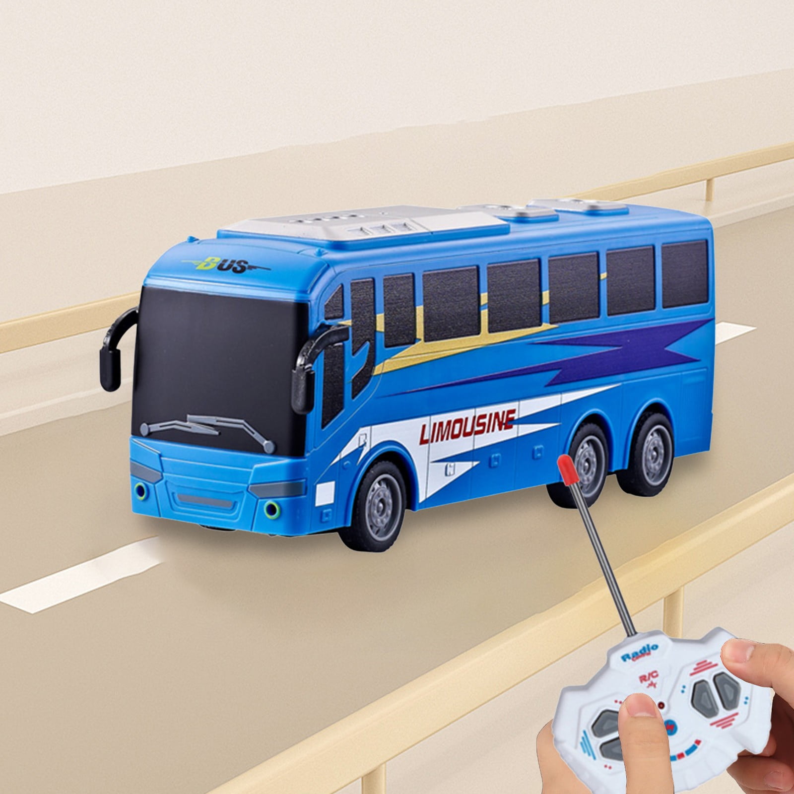 ToyKingdee RC Truck Remote Control Bus, High Simulation All Directions ...