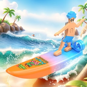 Surfer Dudes Sumatra Sam Toy, Wave Powered, Self-Righting, Hydrodynamic ...