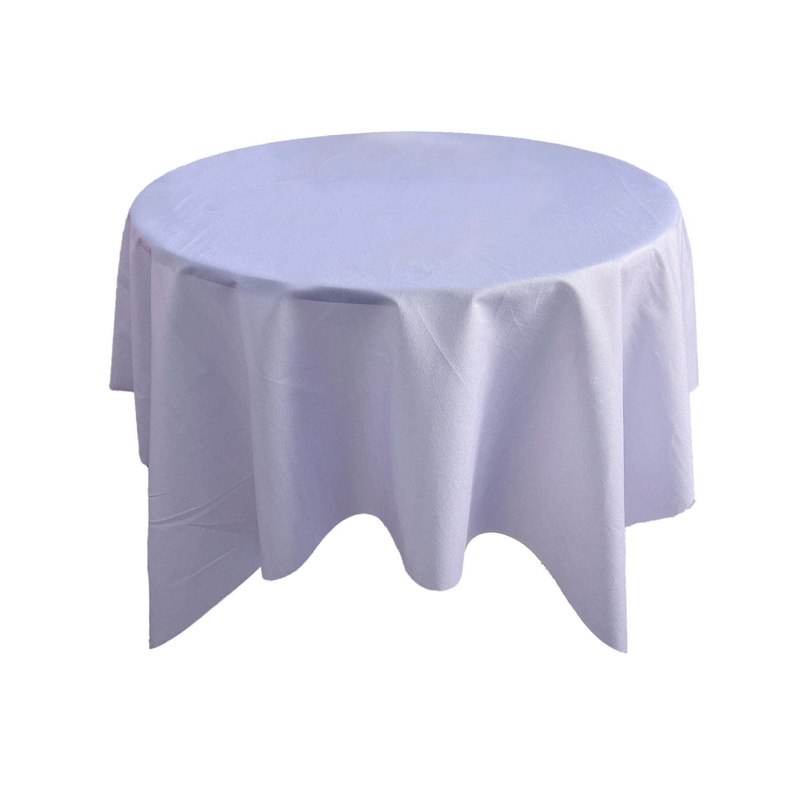 ToyKingdee Textured Fabric Round Tablecloths 60