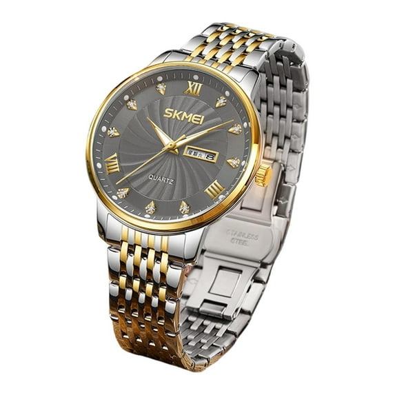 ToyKingdee Watch for Men Business Dress Analog Quartz Stainless Steel ...
