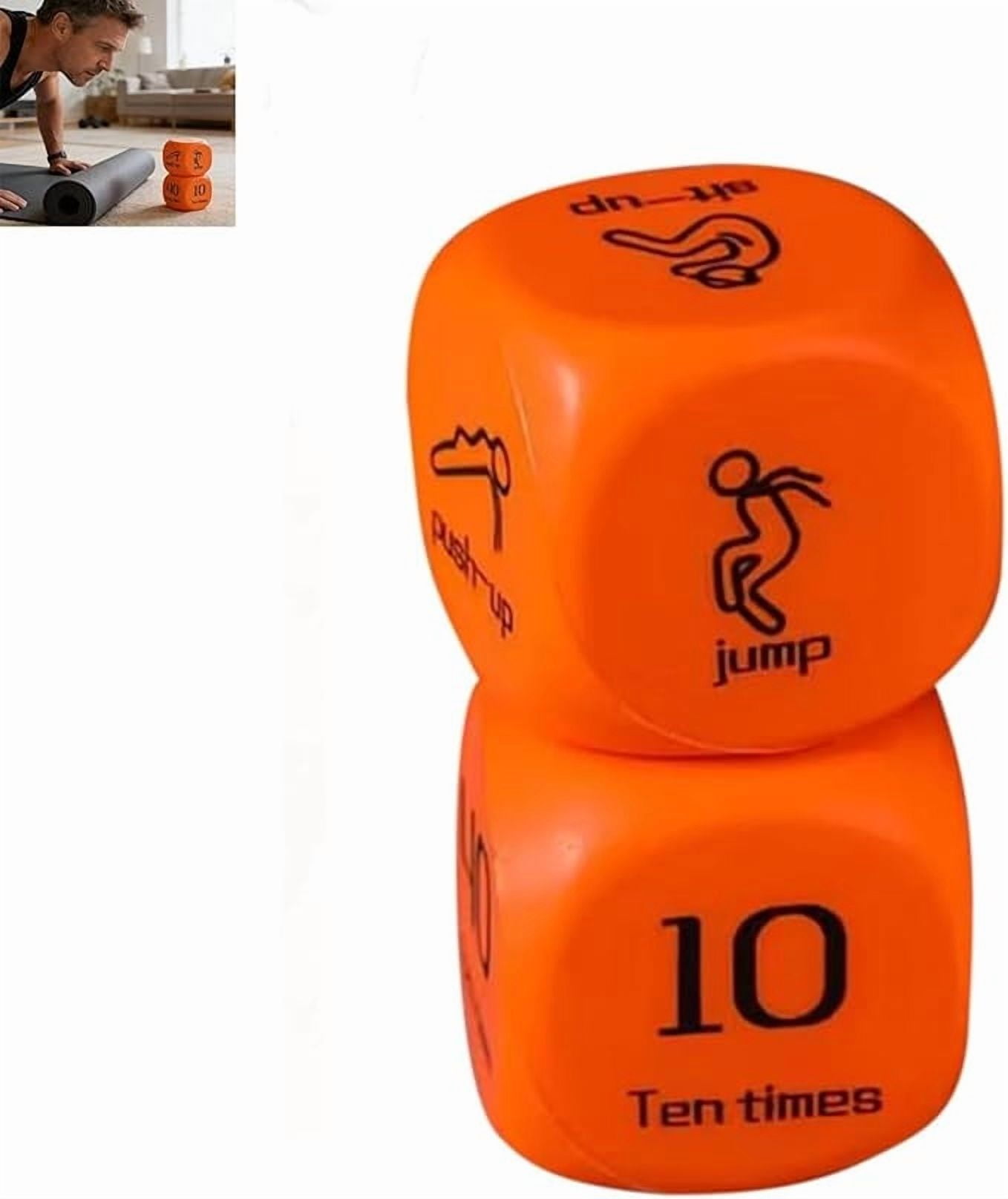 ToyKingdee Workout Dice,6-Sided Fun Sports Equipment | 2 Piece Fitness ...