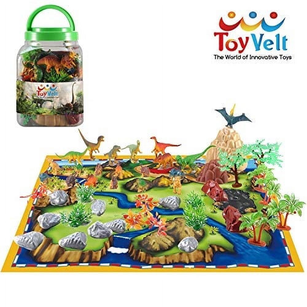 ToyVelt Dinosaur Action Figure Set, 50 Pieces - Walmart.com
