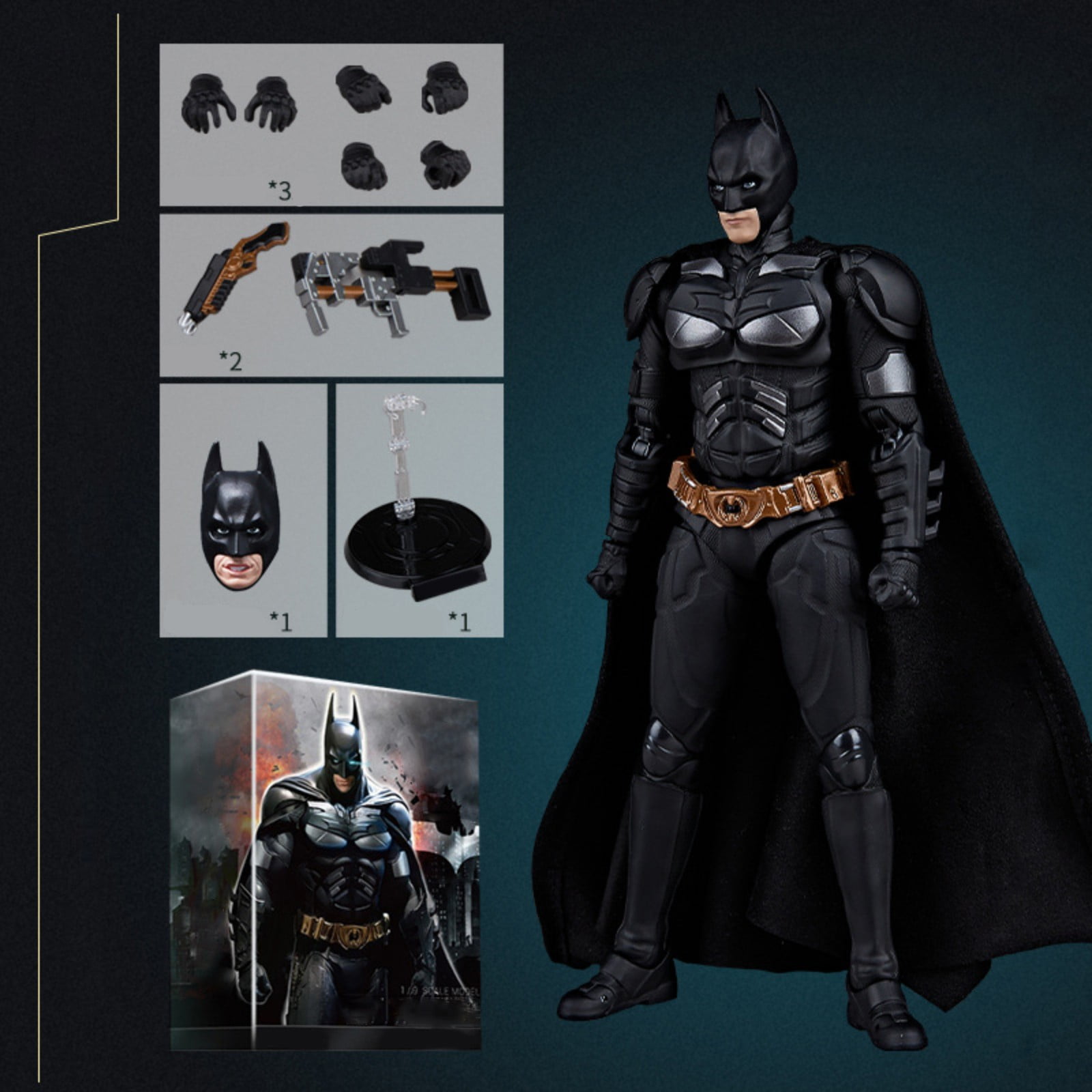 ToyVerse Bat Hero Action Figure, Super Hero Bat Hero Model Collections ...