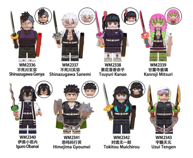 ToyVerse Demon Slayer Building Blocks, Demon Slayer Mini Figure ...