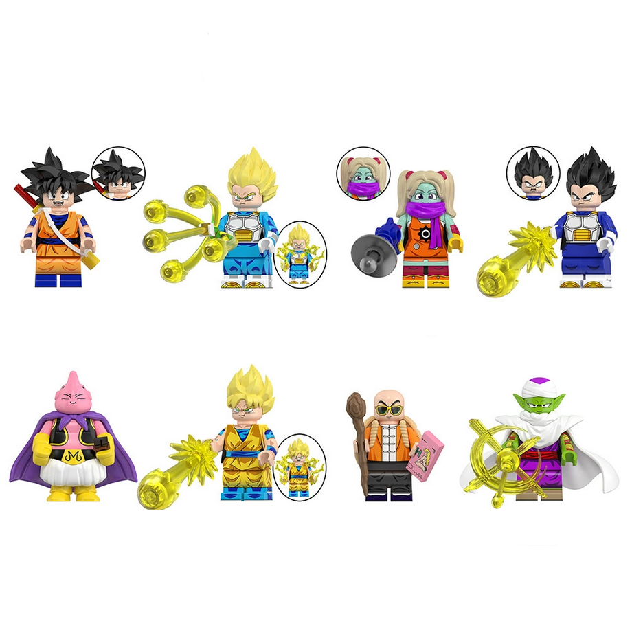 ToyVerse Dragon Ball Building Block, Dragon Ball Minifigures DBZ Son ...