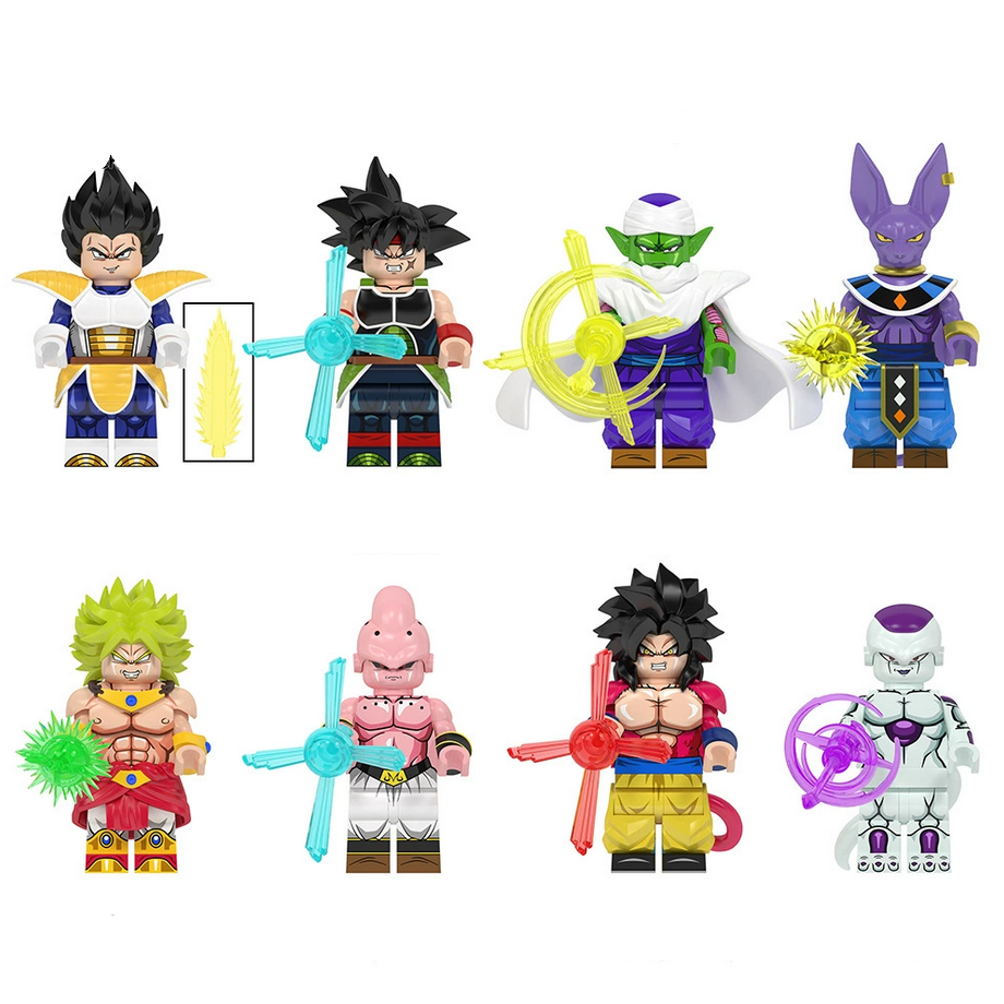 ToyVerse Dragon Ball Building Block, Dragon Ball Minifigures DBZ Vegeta ...