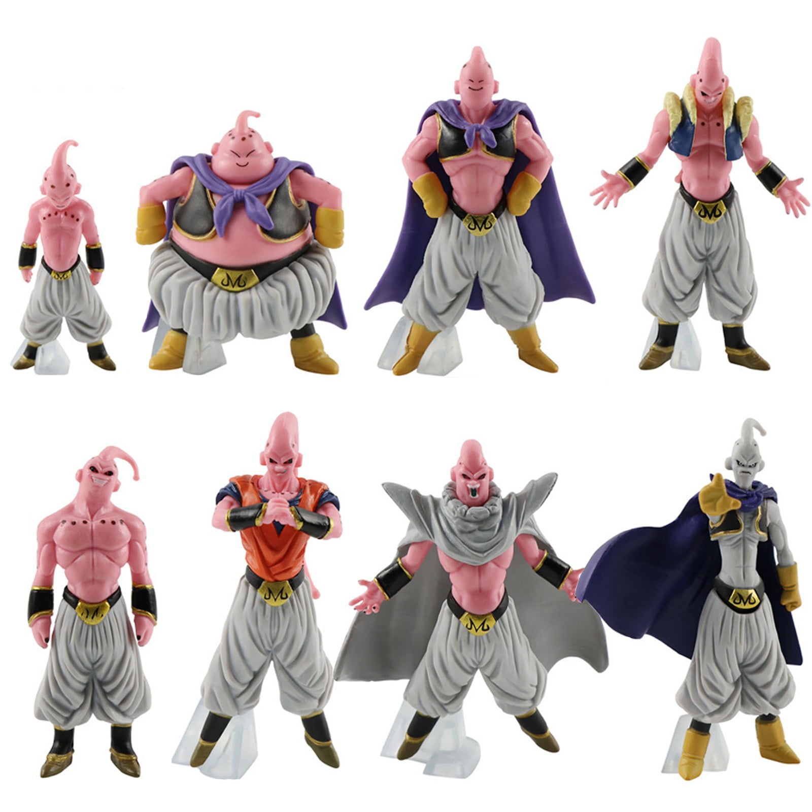 ToyVerse Dragon Ball Z Figures Set 8PCS, Majin Buu DBZ Action Figures ...