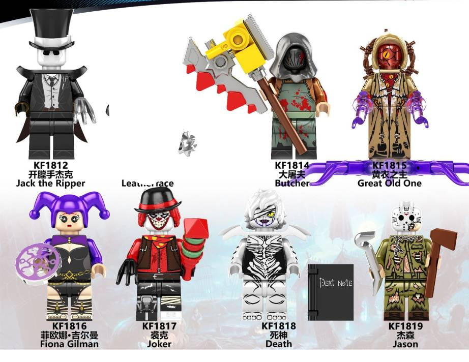 ToyVerse Horror Building Block Mini Figures, Horror Action Figures ...