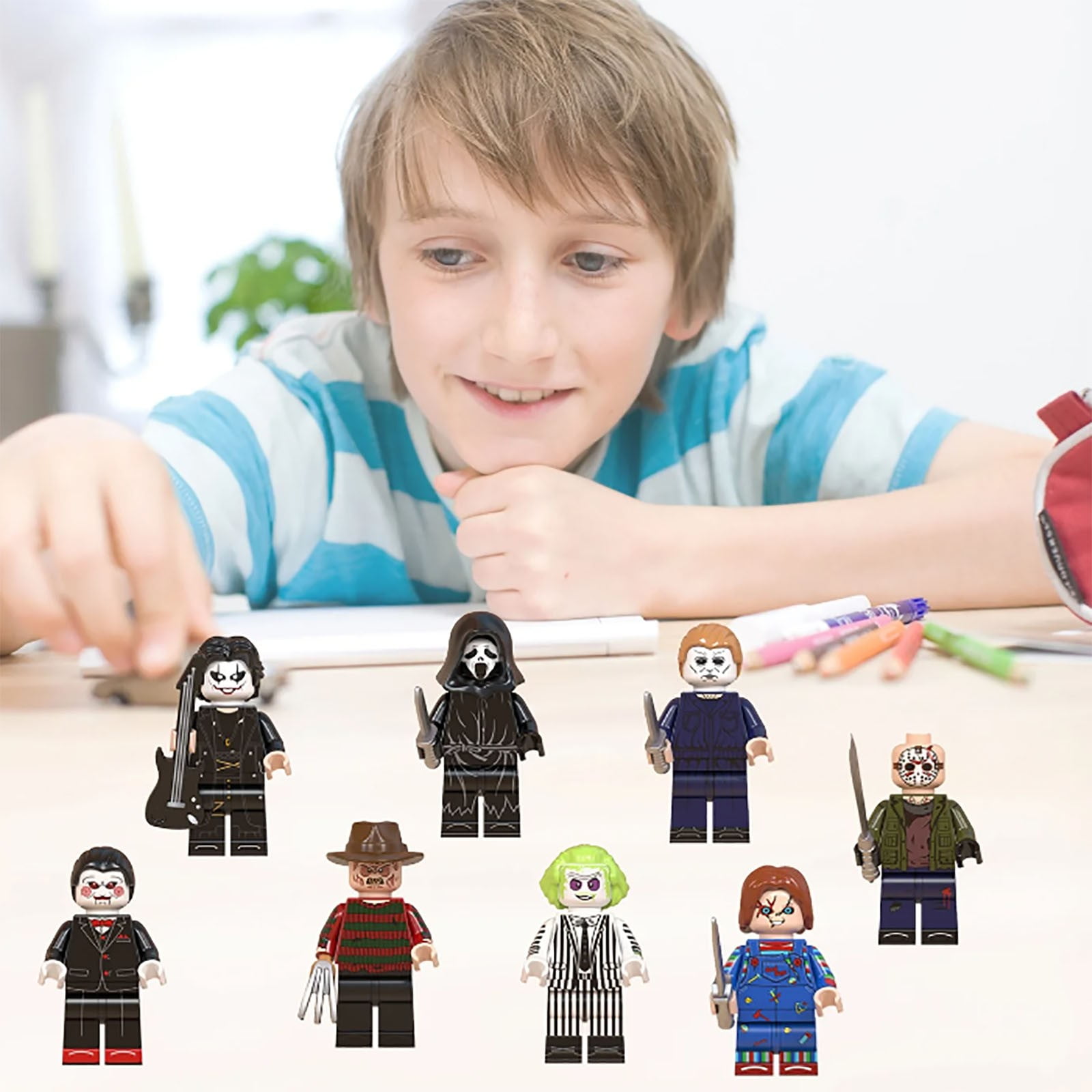 ToyVerse Horror Figure Building Toys, Horror Mini Figures Building ...