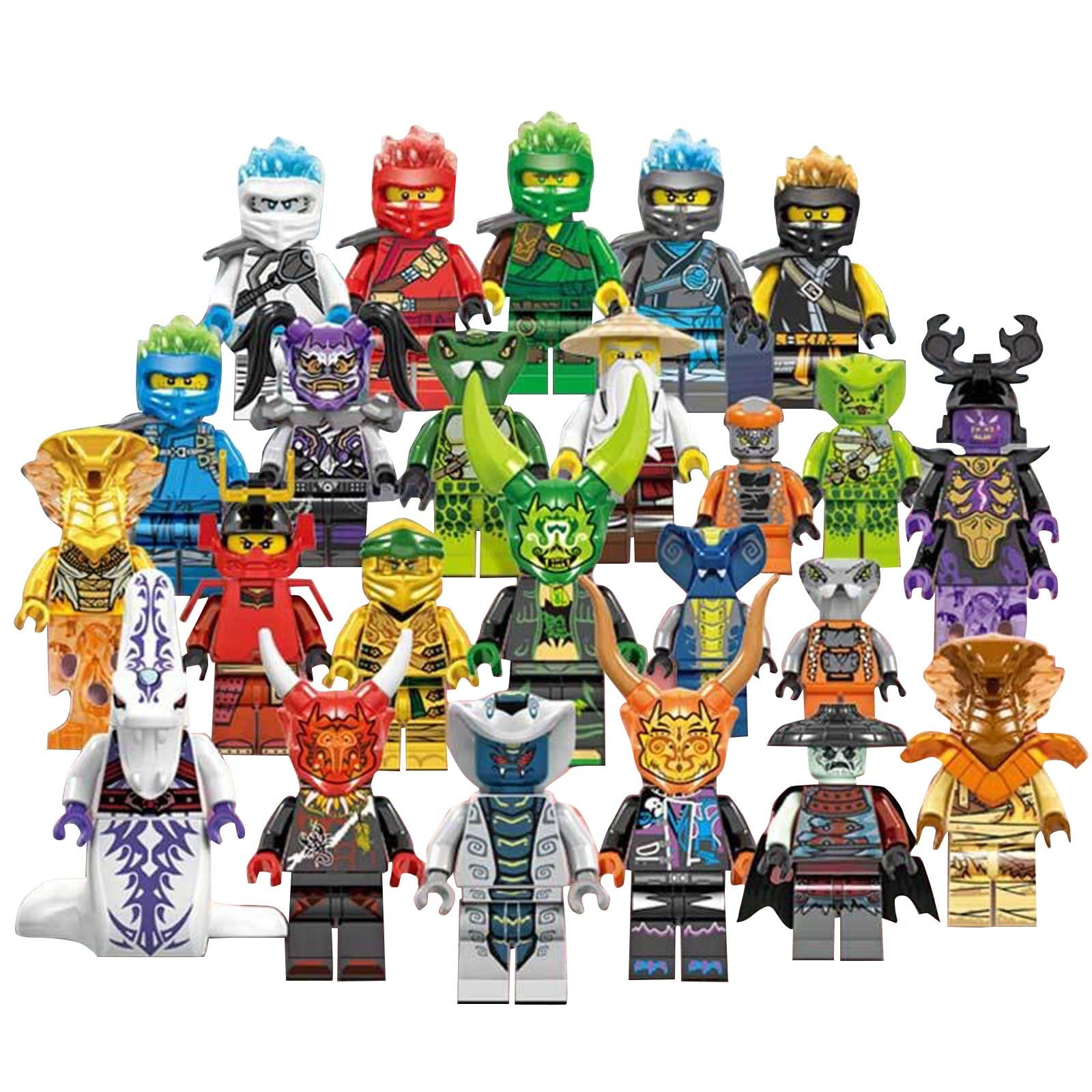 ToyVerse Ninjago Minifigures Set 24PCS, Ninjago Building Block Ninjago ...