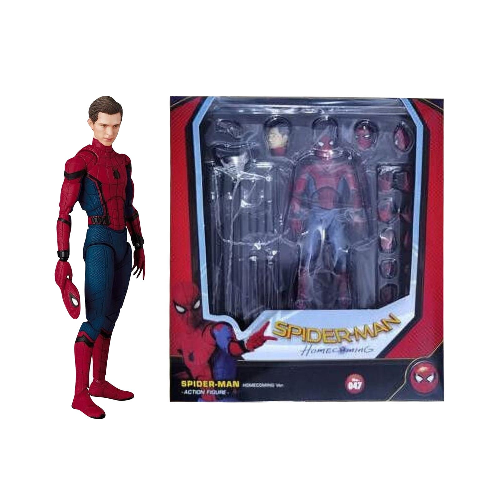 ToyVerse Peter Parker Action Figure, Movie Homecoming Spider Hero ...