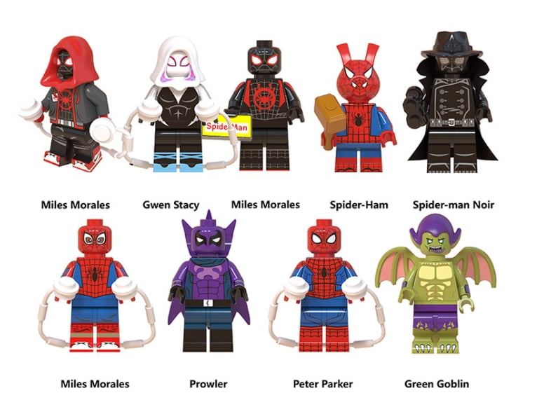 ToyVerse Spider Hero Building Blocks, Spider Hero Mini Figures Peter ...