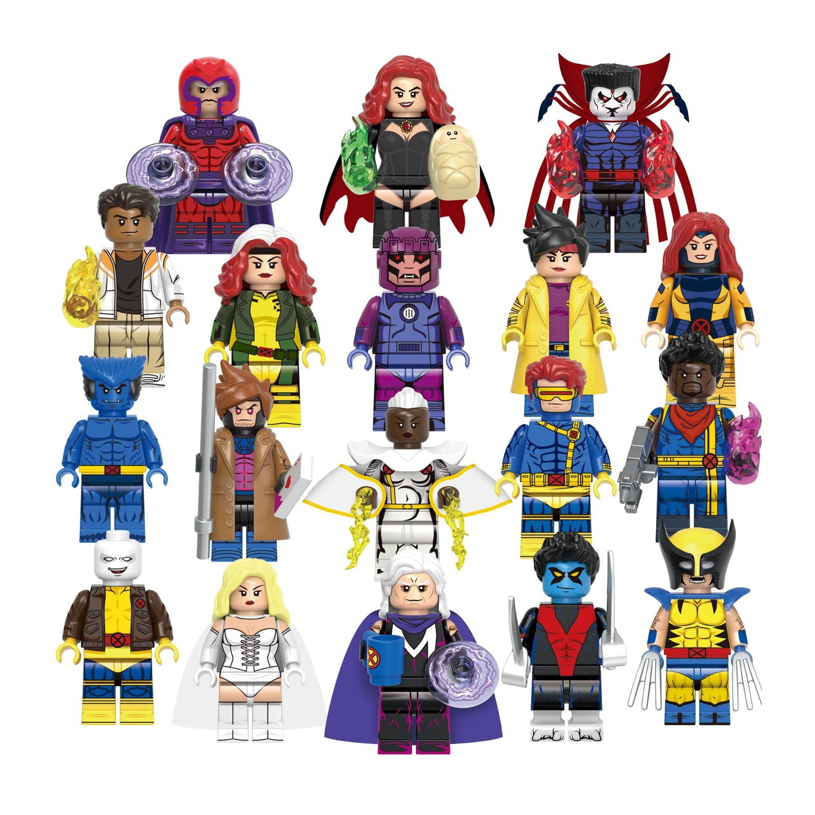 ToyVerse Superhero Minifigures Set 18PCS, Superhero Building Block ...