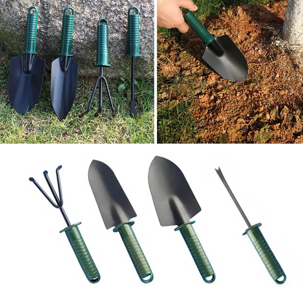 Toyandona Garden Digging Tools Gardening Tools Set Metal 4Pcs for ...