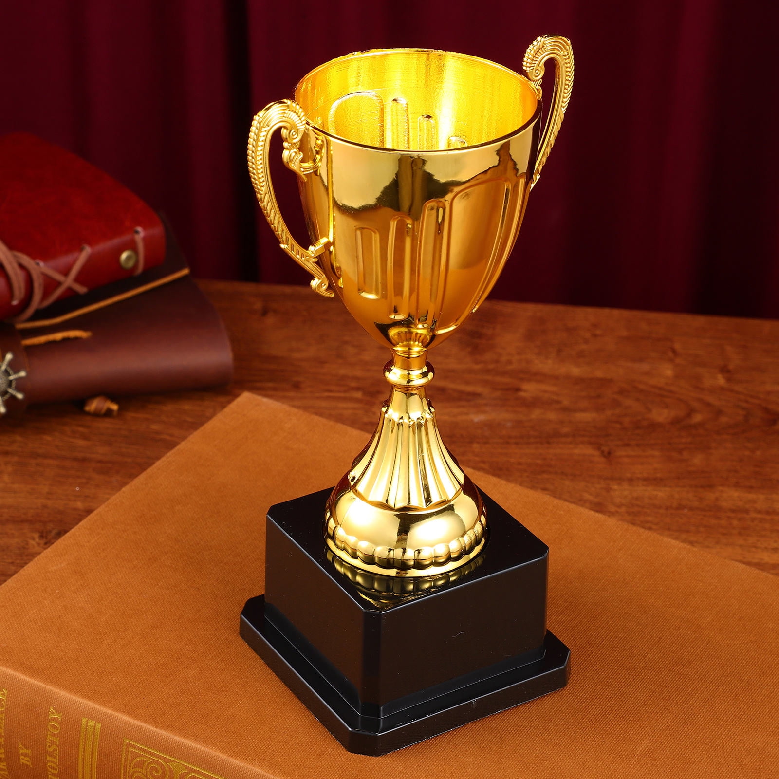 Toyandona Gold Trophy Props Trophy Plastic Golden Award Set for Sports ...