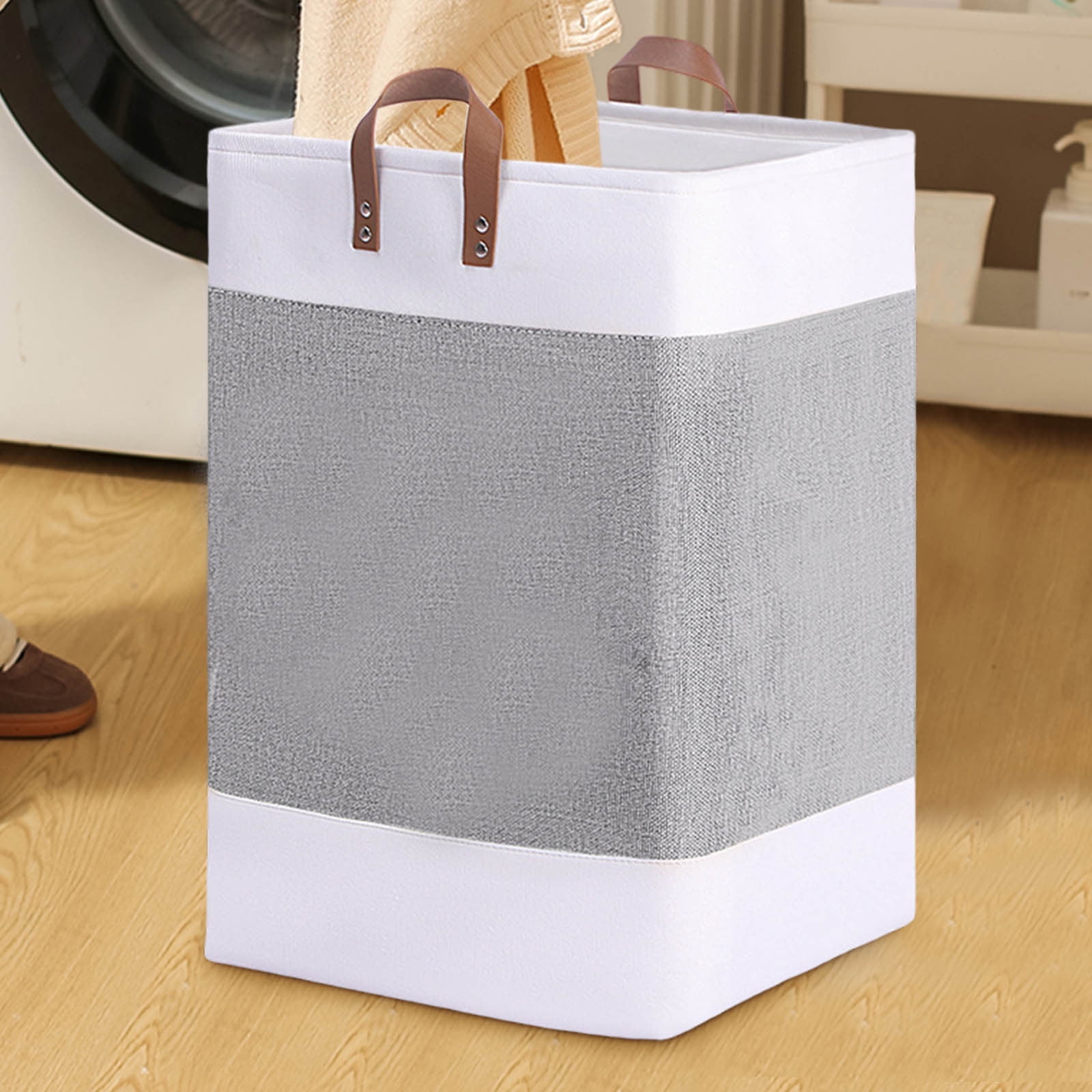 Toycle Basket Large Laundry Room Basket Foldable Dirty Laundry Basket ...
