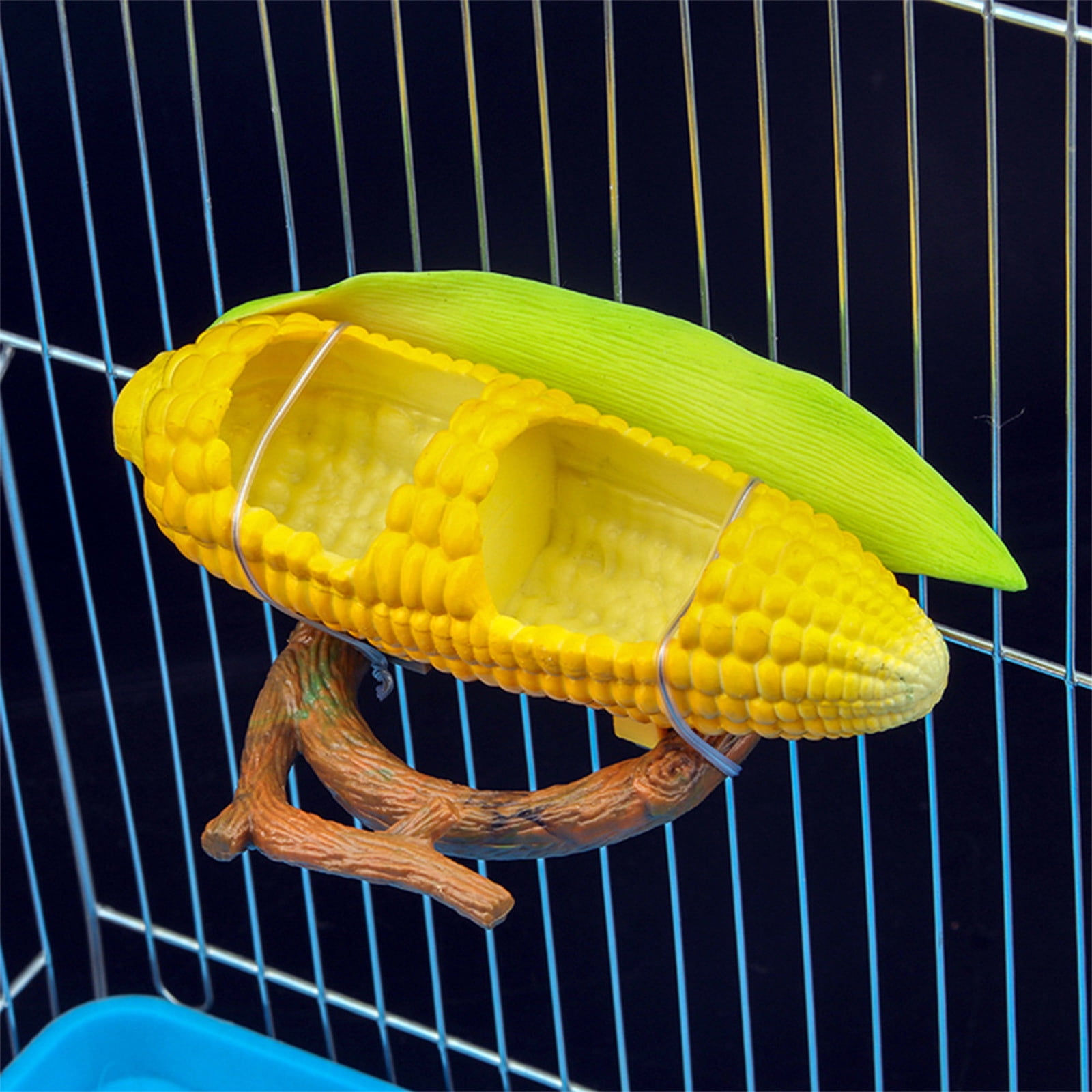 Toycle Cage Feeding Box Spill Proof Plastic Feeder Peony Trough Thrush ...