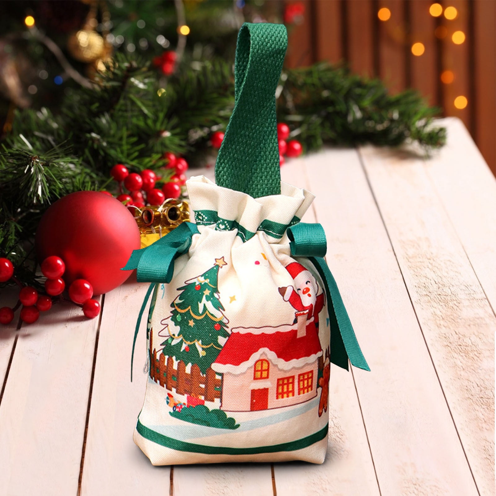 Toycle Christmas Gift Bag Christmas Eve Apples Bag Children's Candy Bag ...