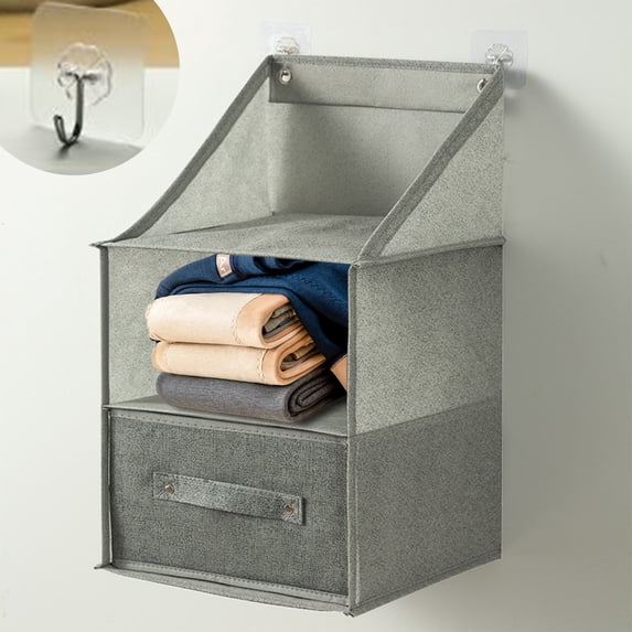 Toycle Closet Organizer Hanging Hanging Bag Drawer Fabric Boxes(I,cloth ...