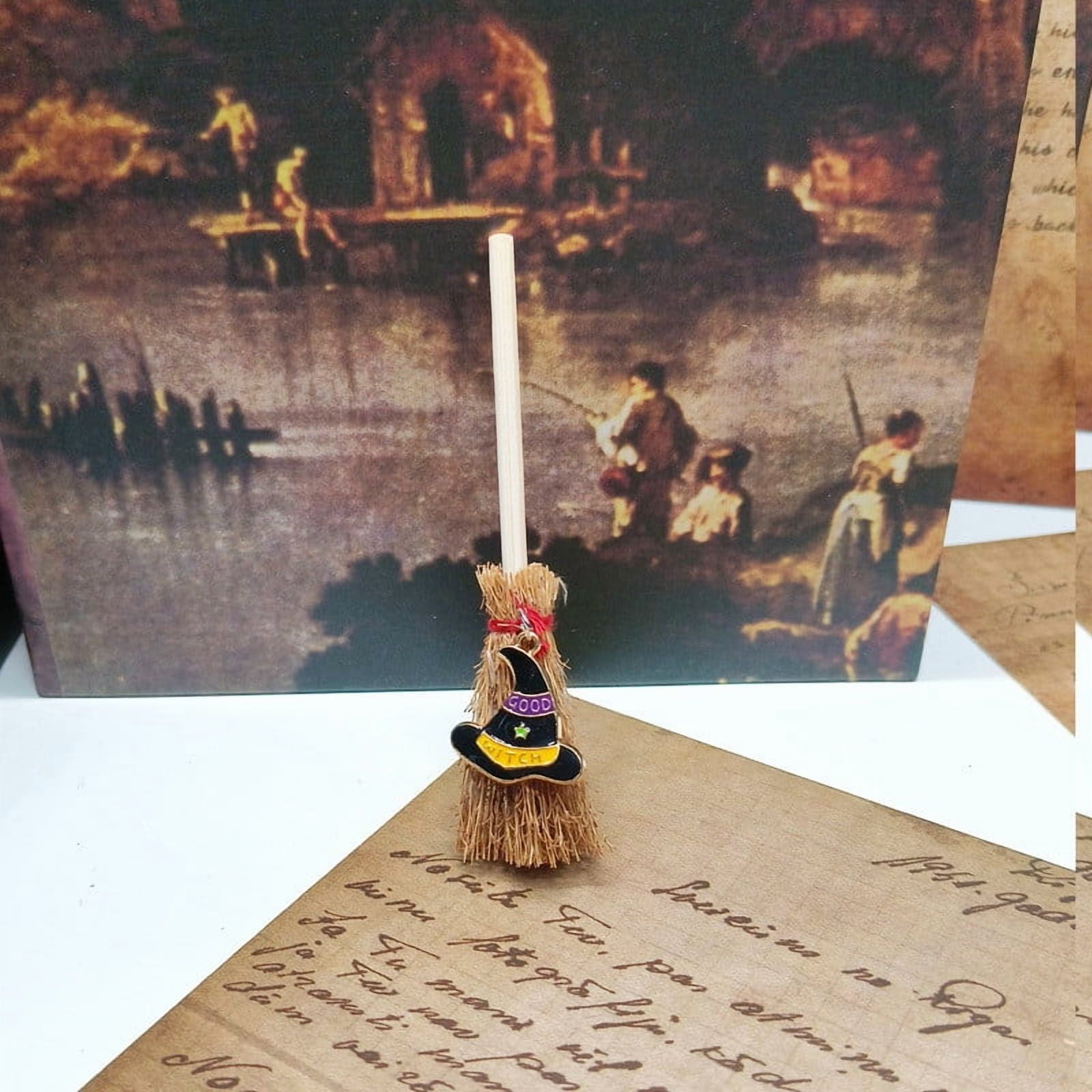Toycle Cute Mini Witch Broomstick(A,Wood) - Walmart.com