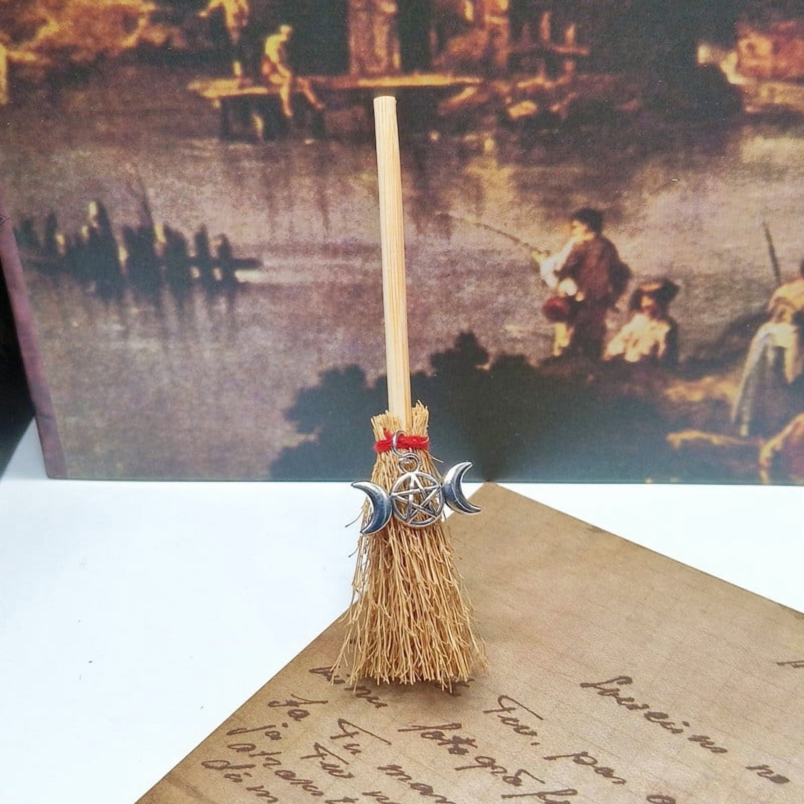 Toycle Cute Mini Witch Broomstick(U,Wood) - Walmart.com