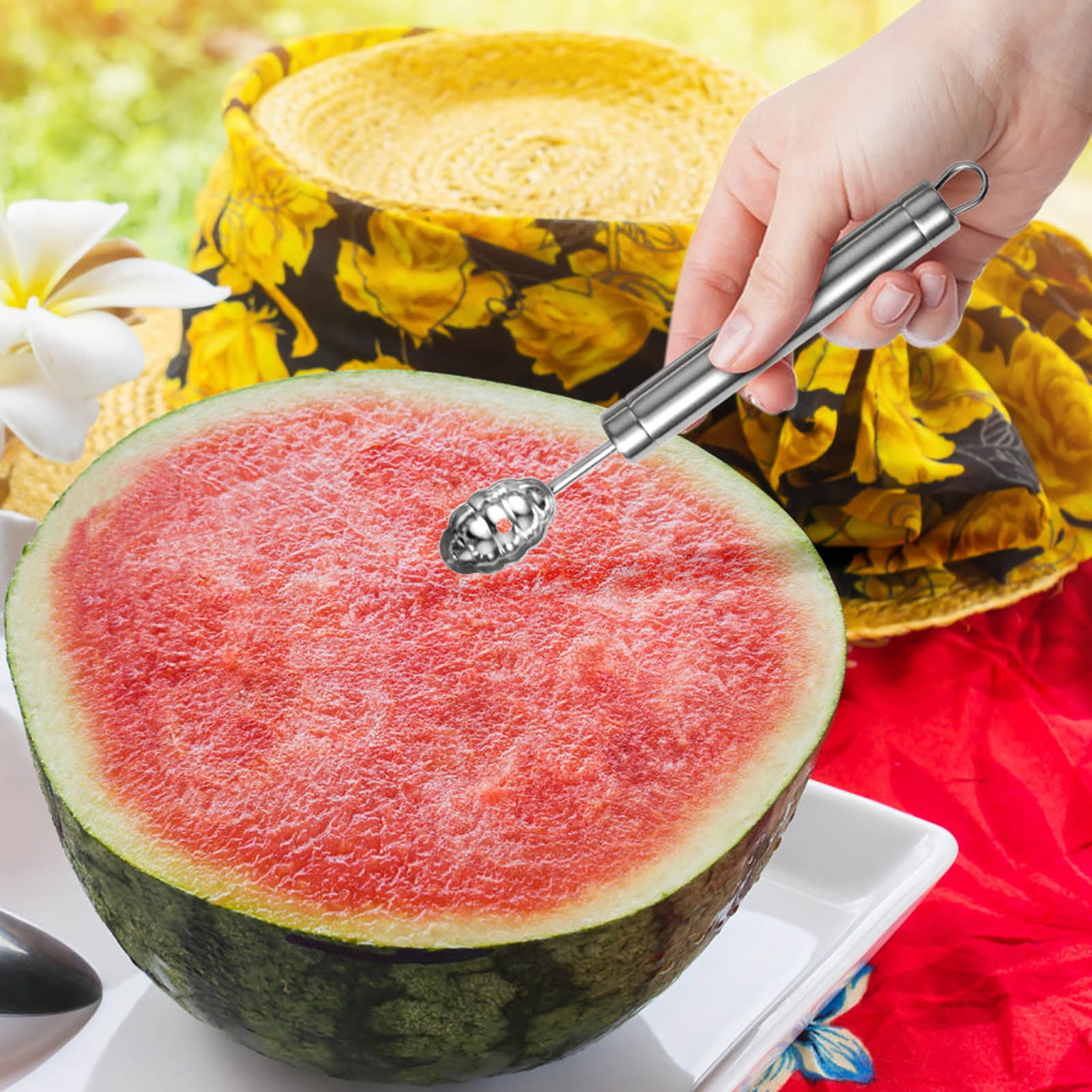 Toycle Fruit Digging Stainless Steel Fruit And Vegetable Carving Melon ...