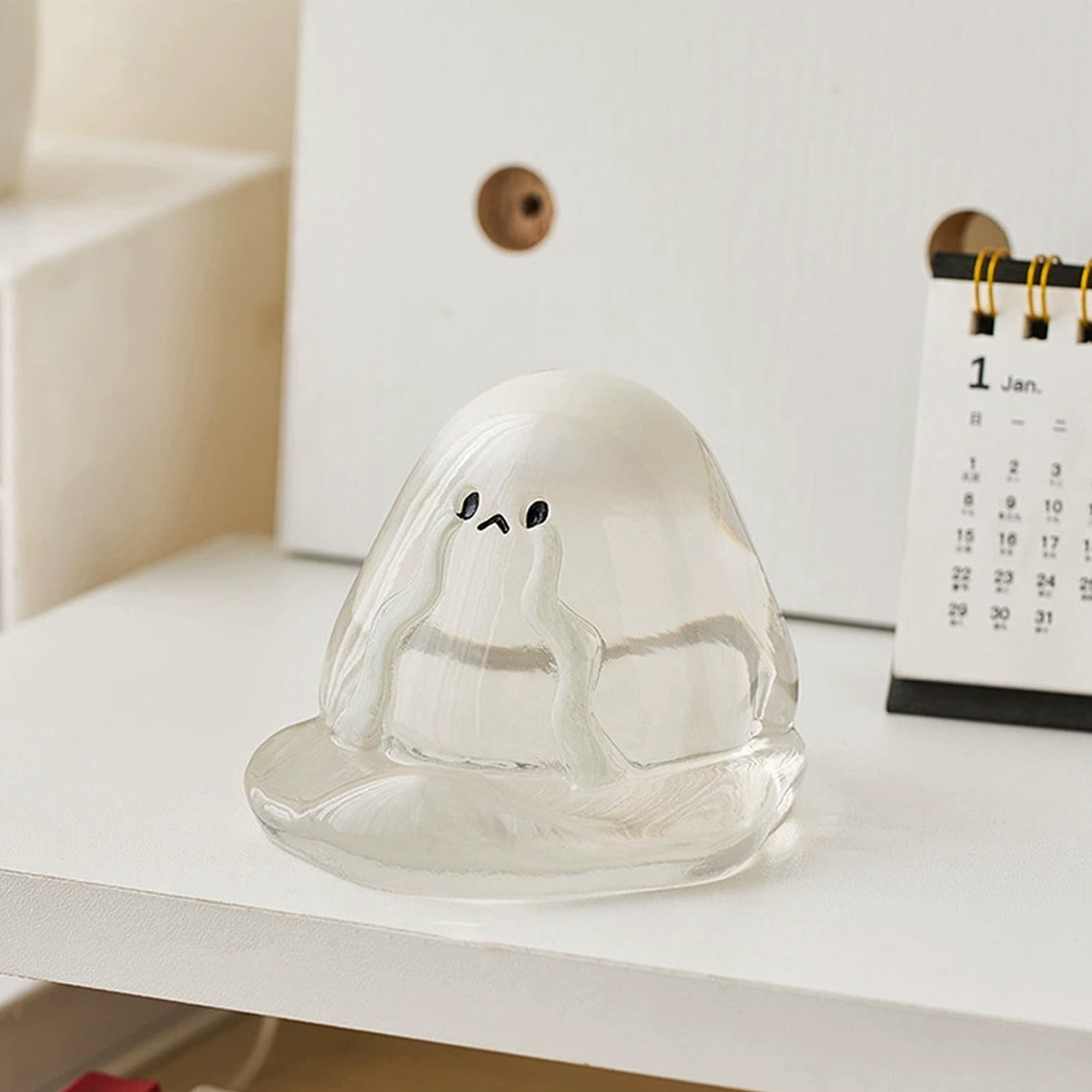 Toycle Halloween Ghost Figurine Cute Spooky Resin Ghost Statue Funny ...