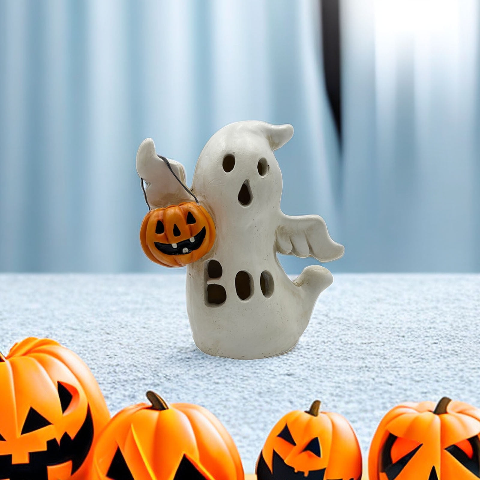 Toycle Halloween Ghost Figurine Spooky Pumpkin Skull Ghosts Halloween ...