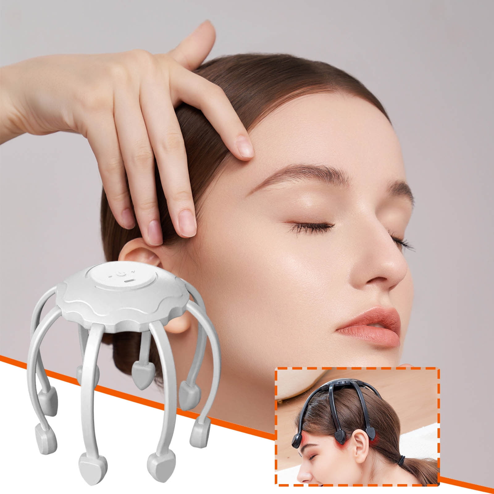 Toycle Octopuseses Head Massagerss Scalp Massagerss With 5 Modes 360 ...
