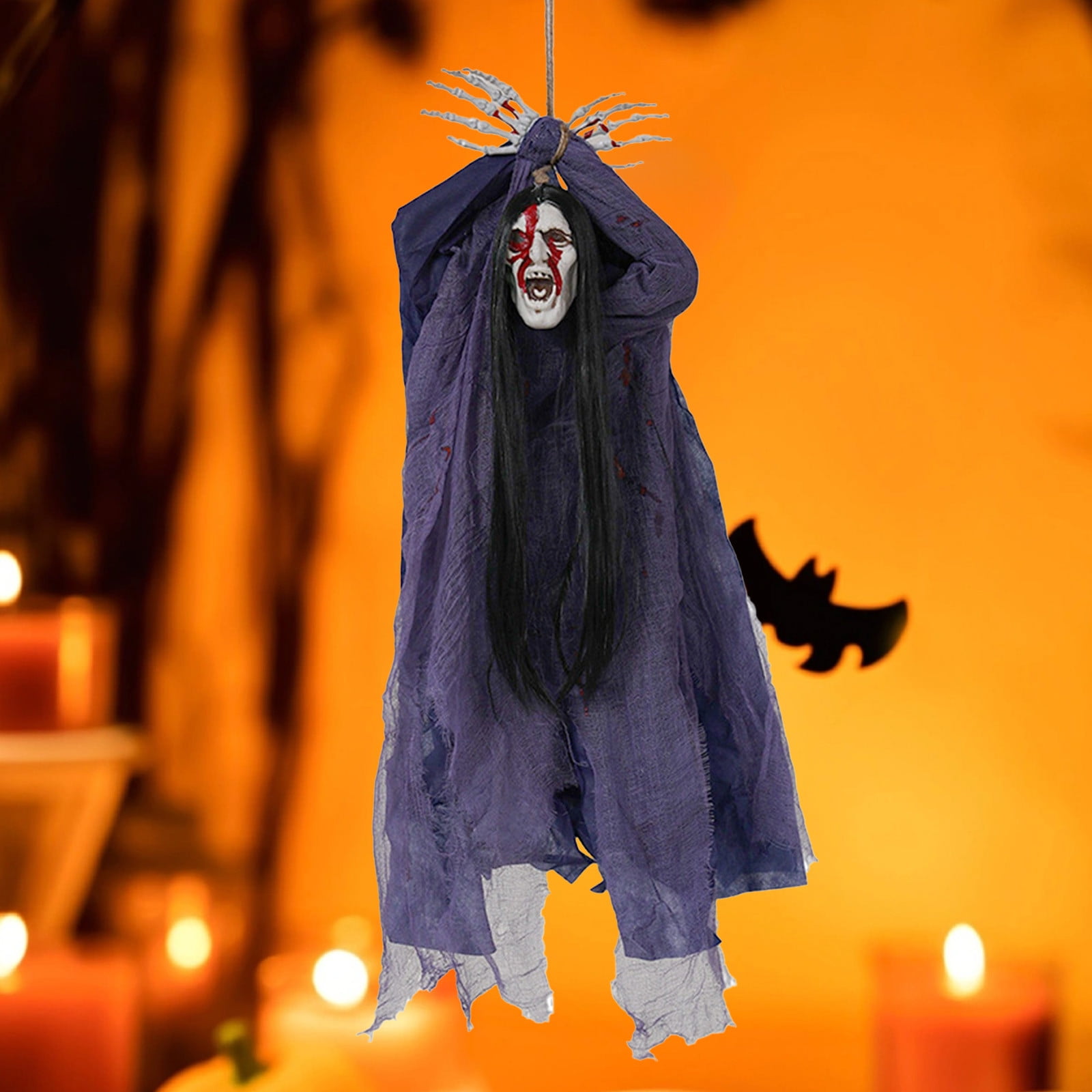 Toycle Party Decoration Props Halloween Hanging Ghost Face Skull ...