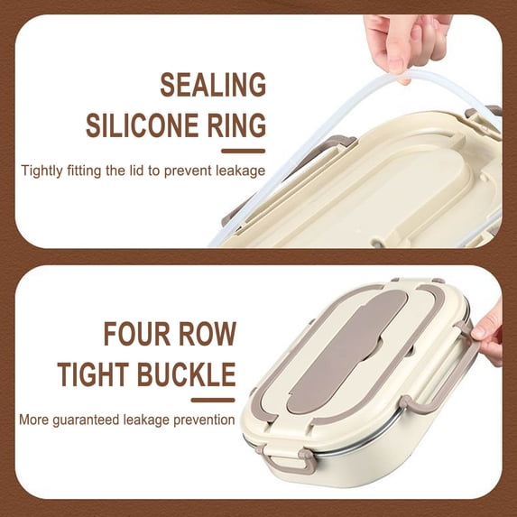 Toycle Portable Stainless Steel Lunch Box, Insulation Box, Student ...