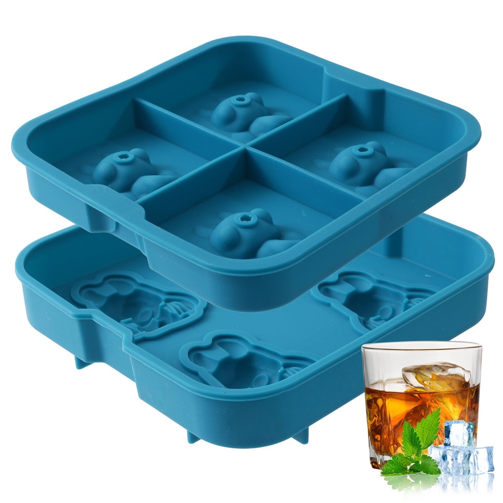 Toycle Sharks Silicone Ice Sharks Mould Is Easy To Demold And Suitable ...