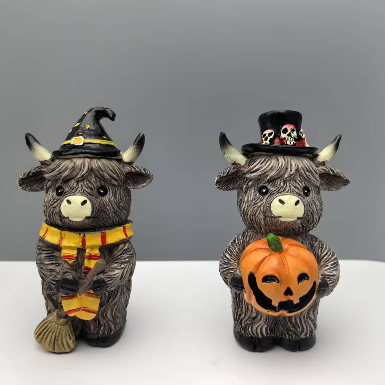 Toycle Spooky Cow Resin Statue For Halloween Decor(G,Resin) - Walmart.com