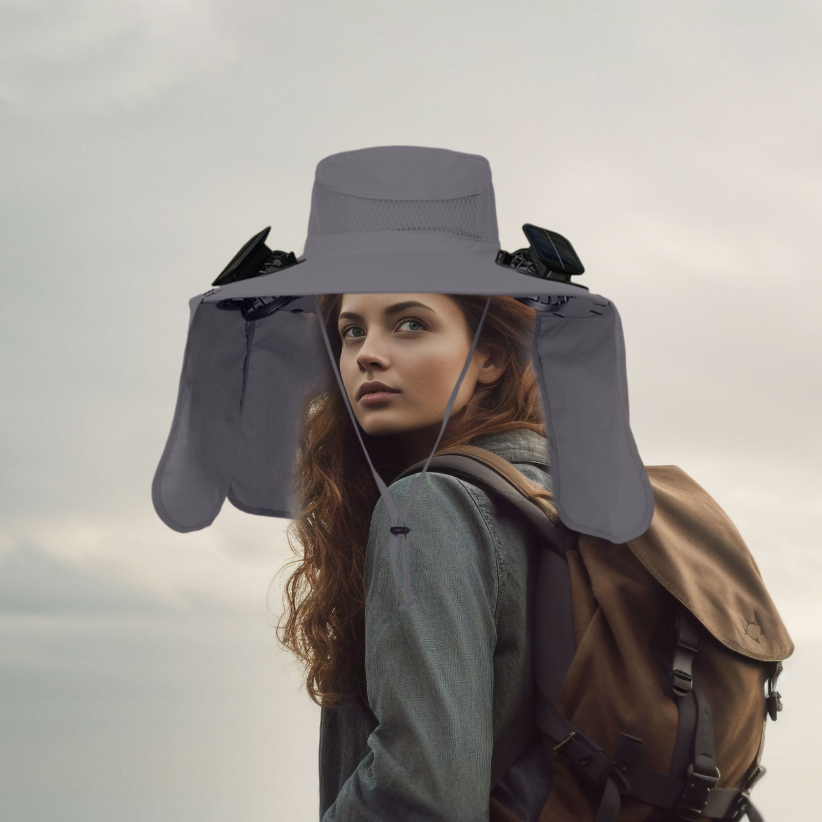 Toycle Summer Mosquito Solar Fan(X,cloth) - Walmart.com