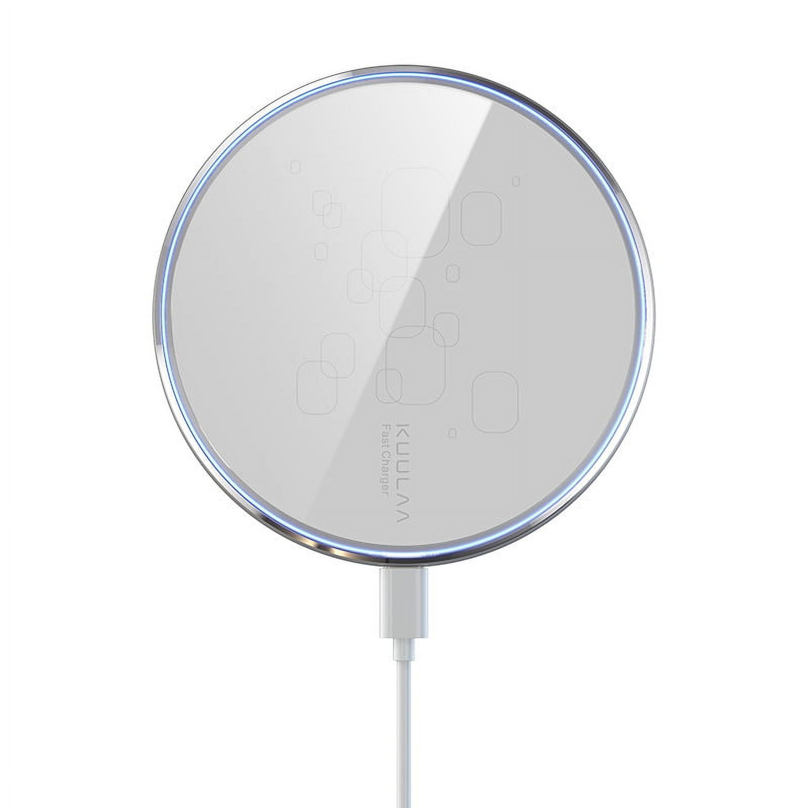 Toyella Wireless Charger Desktop Disc Ultra-thin Fast Charge Mobile ...
