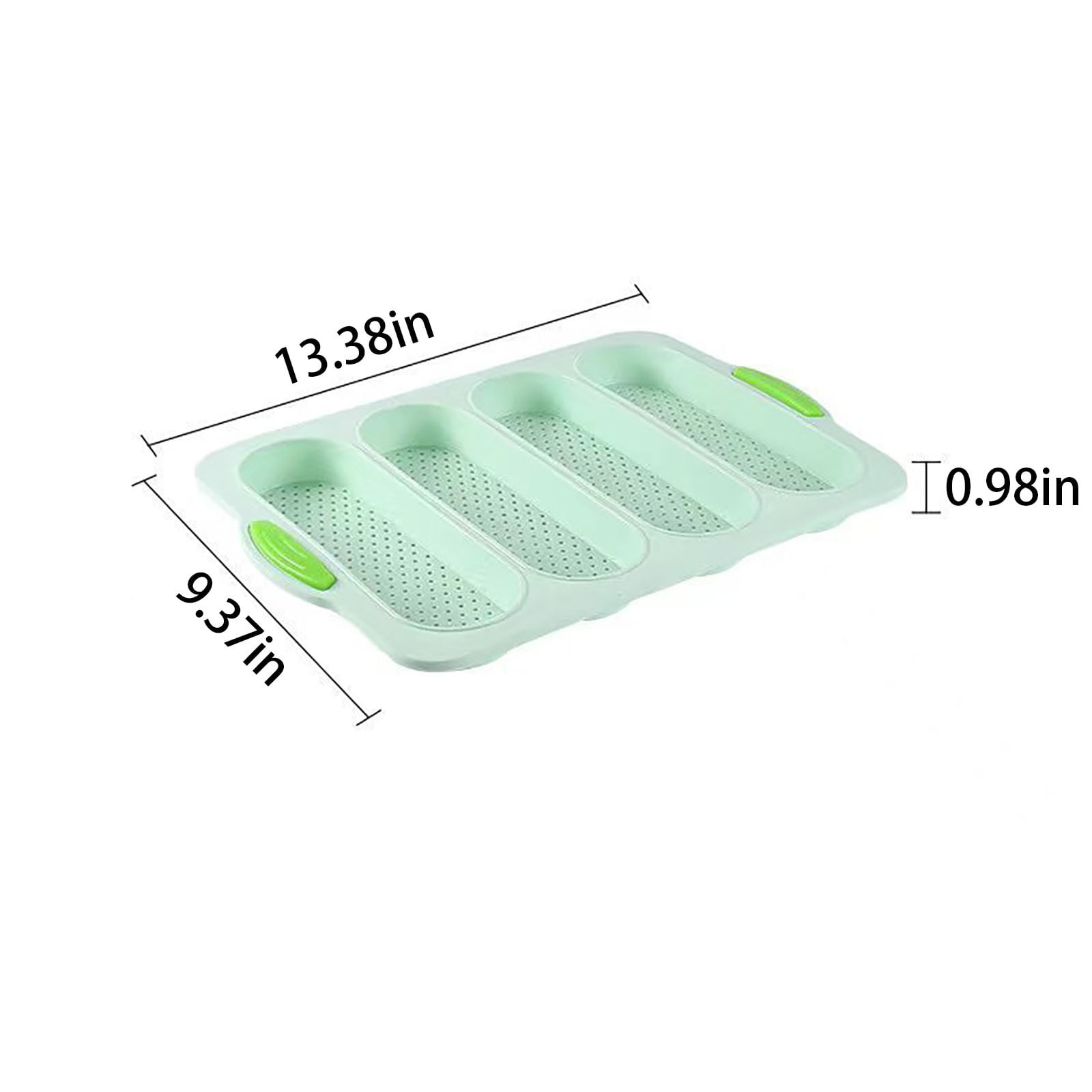 Toyeng Dessert Molds Silicone Non Stick French Bread Mould 4 Tray Loaf ...