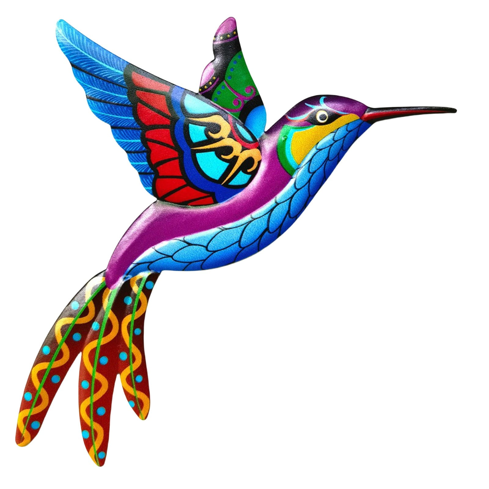 Toyeng Metal, Metal Hummingbird Wall Art Decor Outdoor Wall Sculpture ...