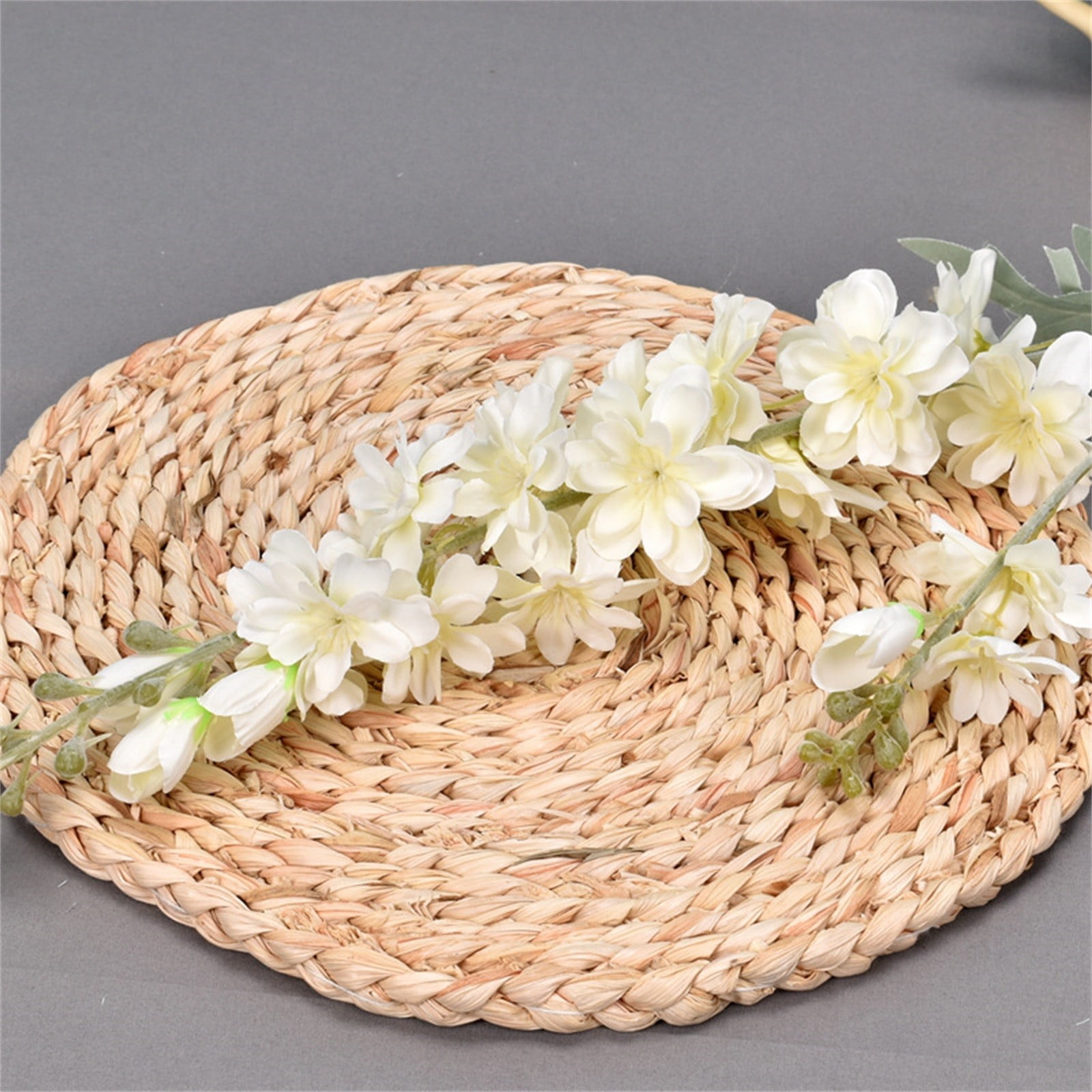 Toyeng Plastic, Artificial Ajacis Flowers Long Stem Larkspur Flower ...