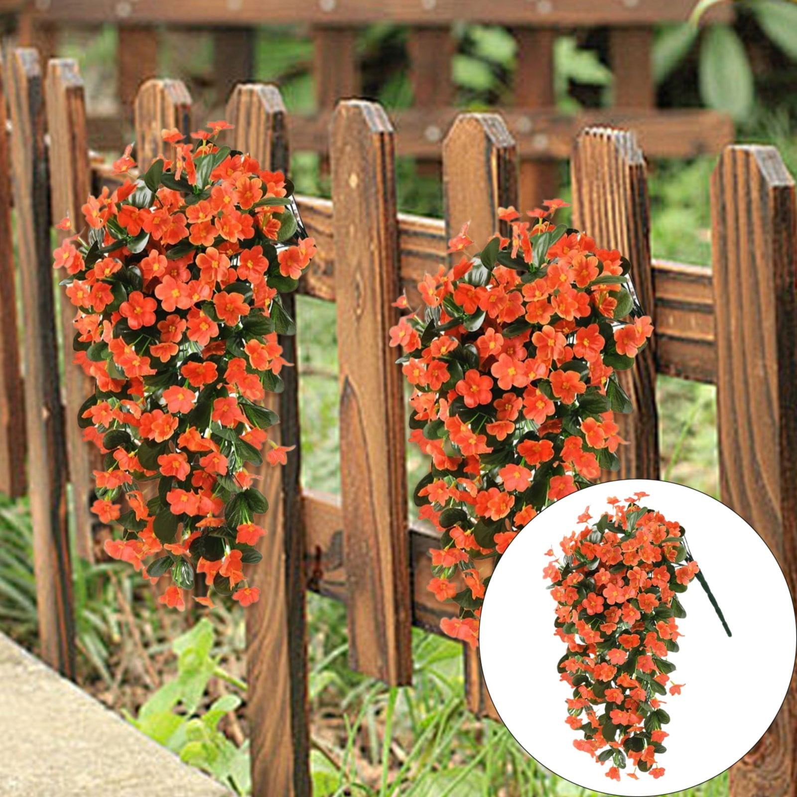 Toyeng Plastic, Artificial Hanging Flowers Plants For Outdoor Spring ...