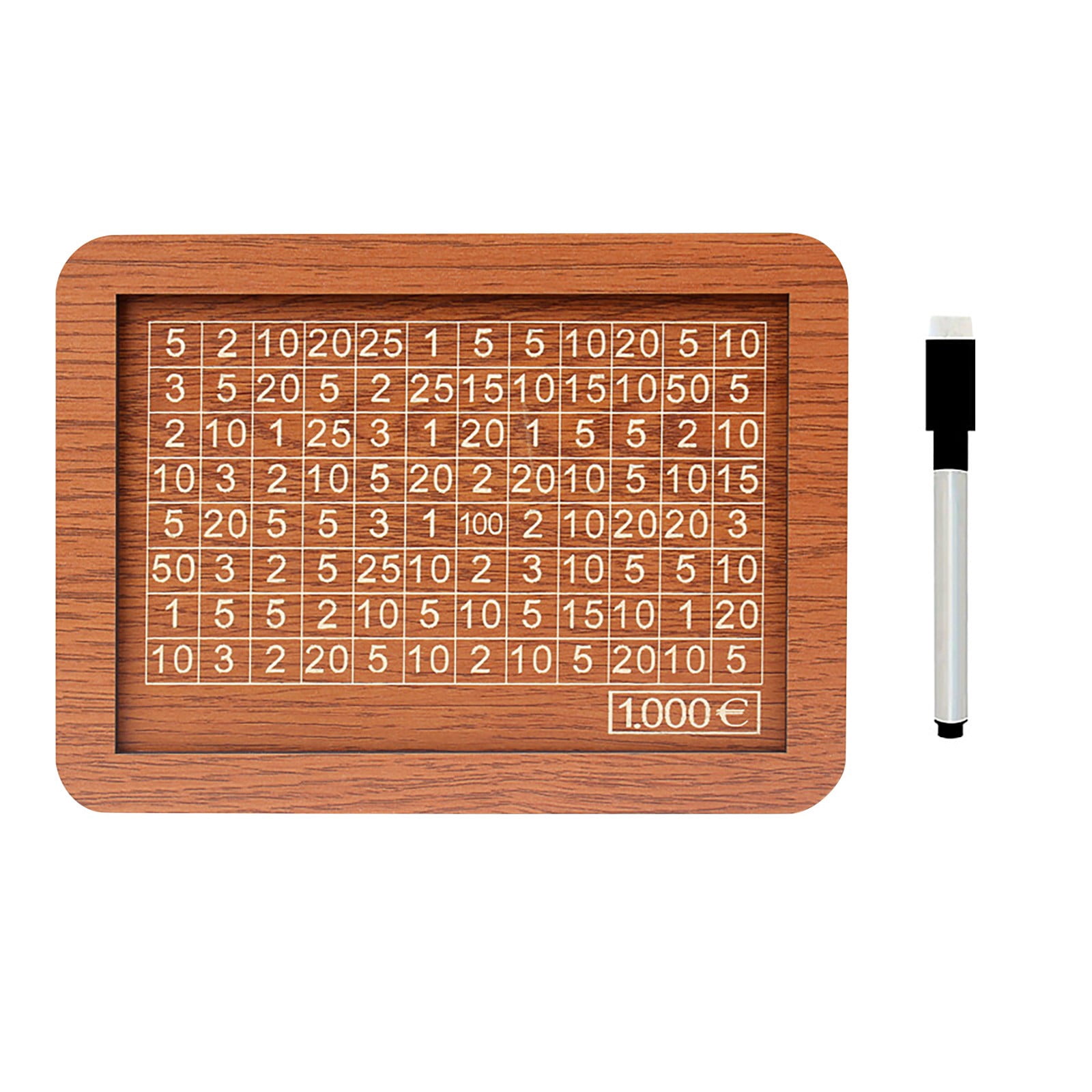 Toyhong Cash Wooden Savings Box, Savings Challenge Box, Cash Savings ...
