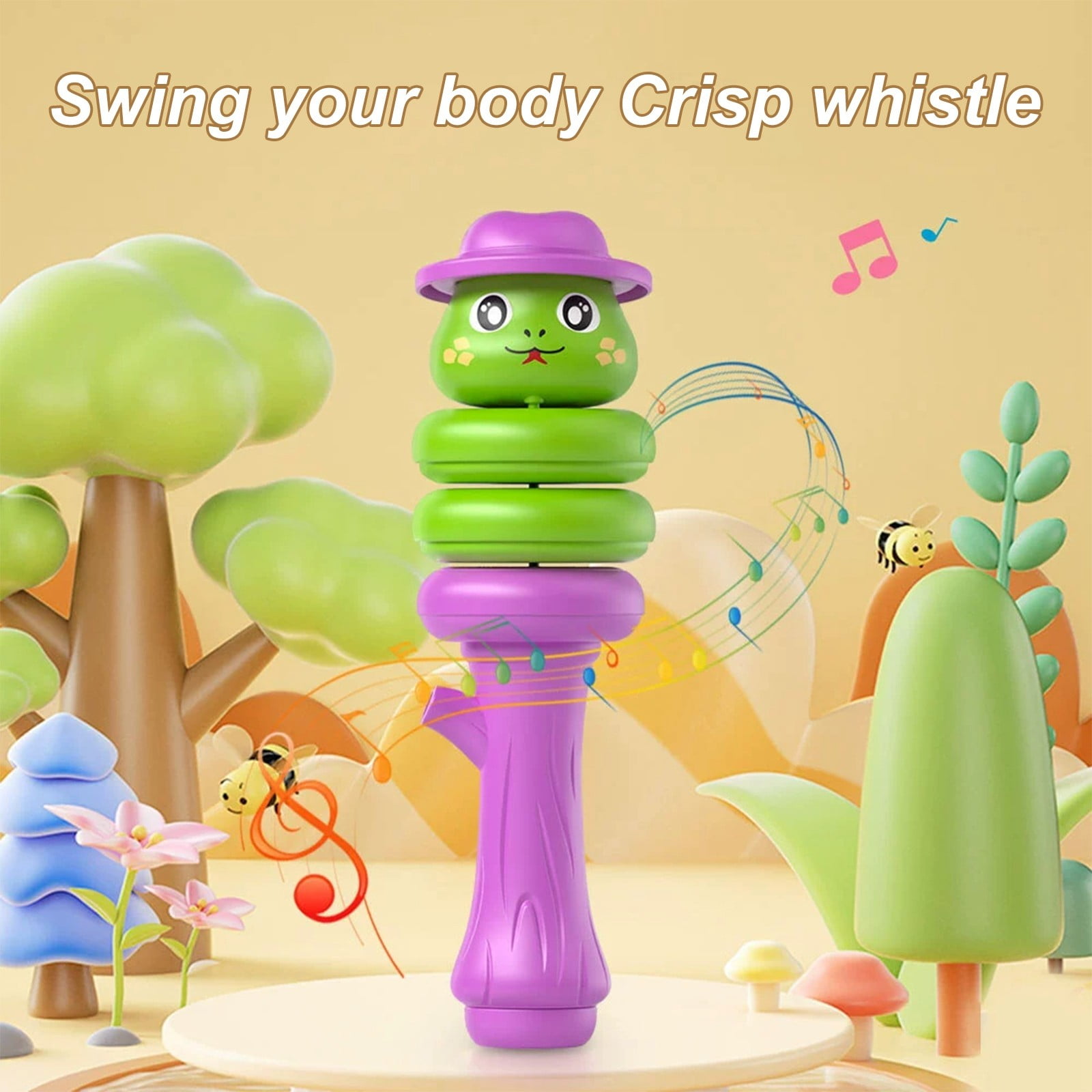 Toyhong Hotfire Whistle Twisting Snake Toy Wobbling Snake Toy Balancing ...