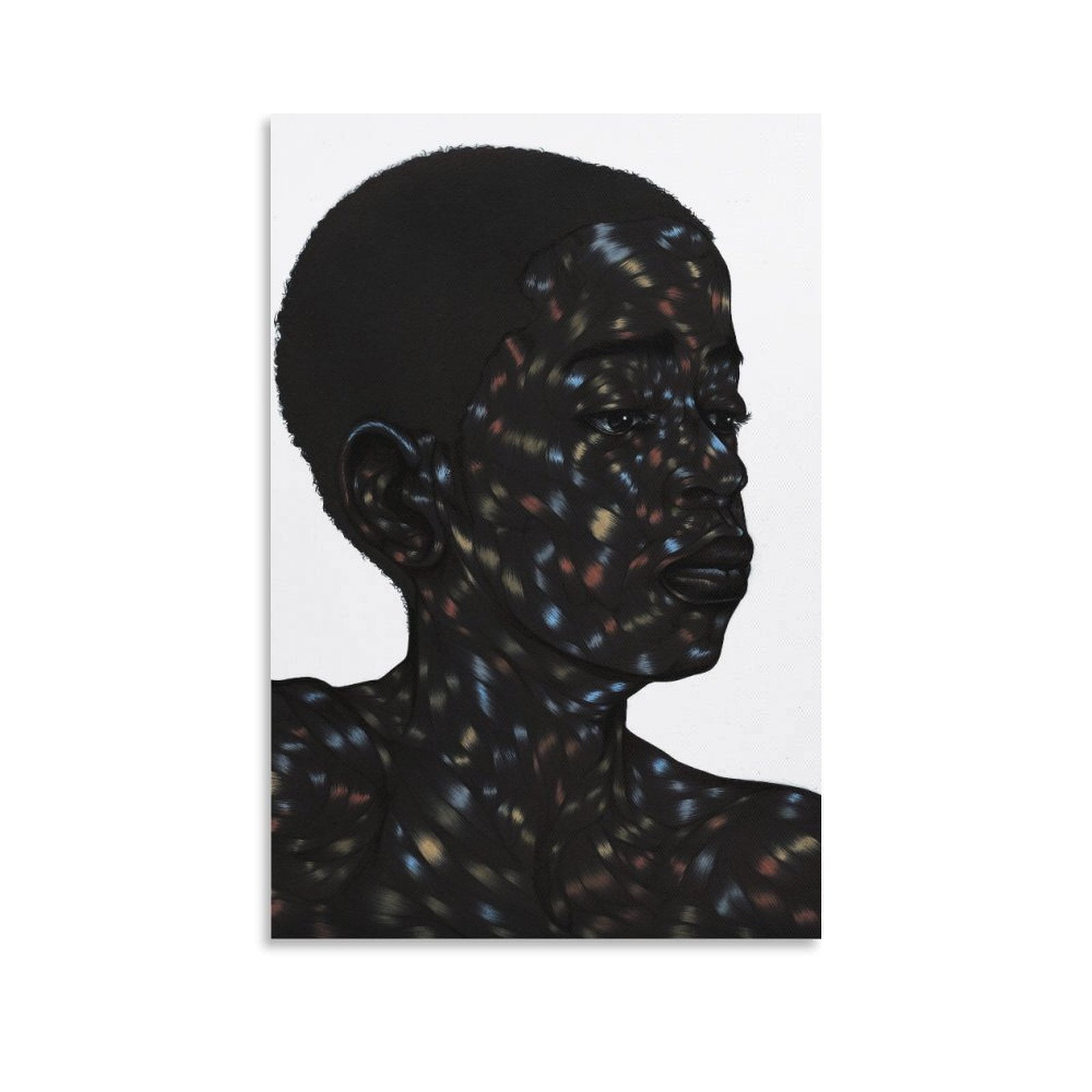 Toyin Ojih Odutola Poster Art Painting On Canvas Wall Art Poster Scroll ...