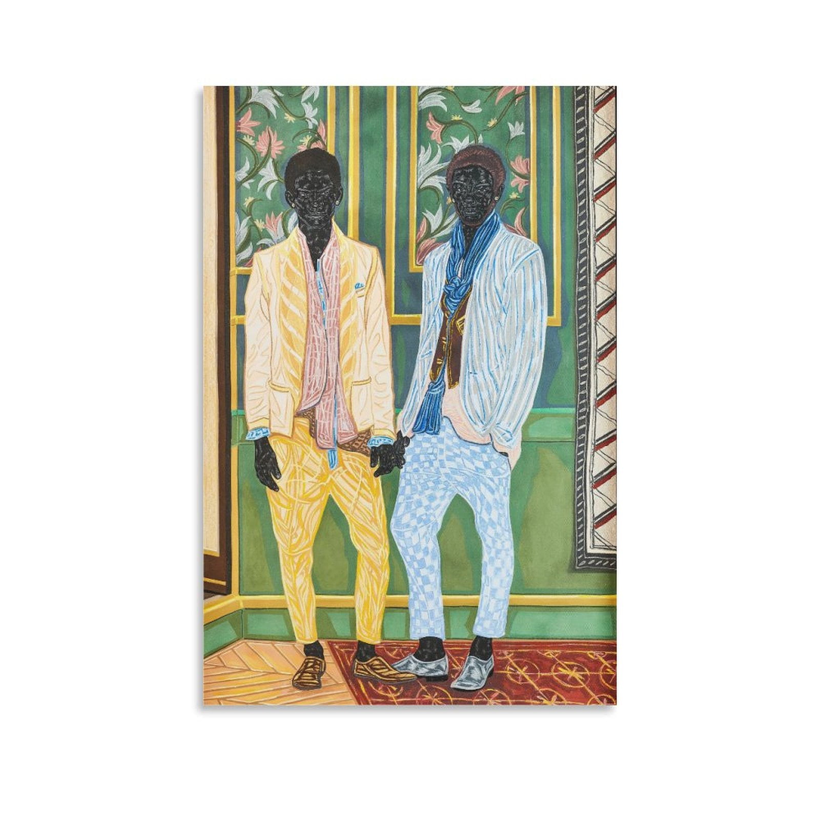 Toyin Ojih Odutola Visual Artist Poster Painting Canvas Wall Art Poster ...