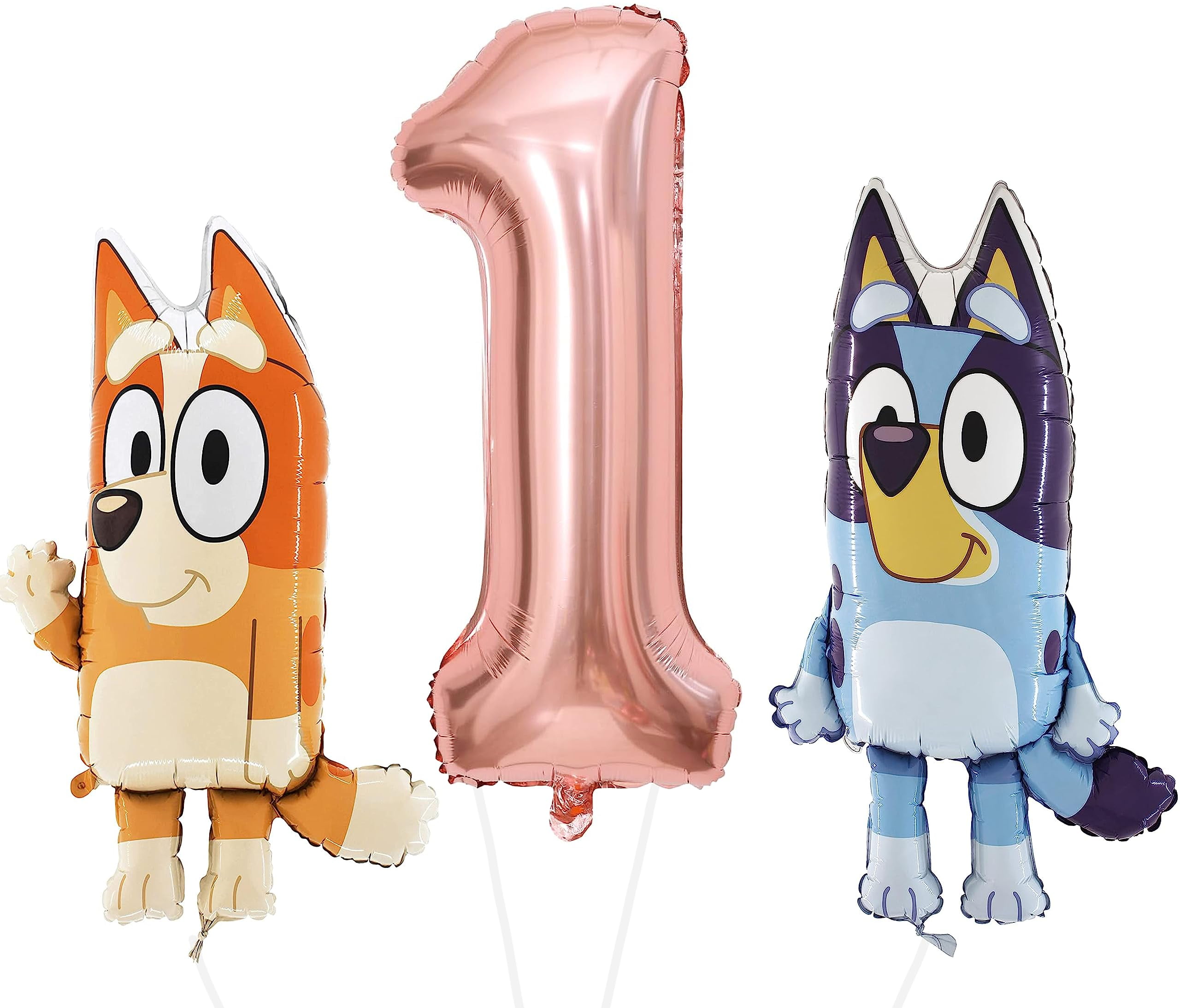 Toyland® Bluey & Bingo Balloon Birthday Pack - 2 x 32" Character ...